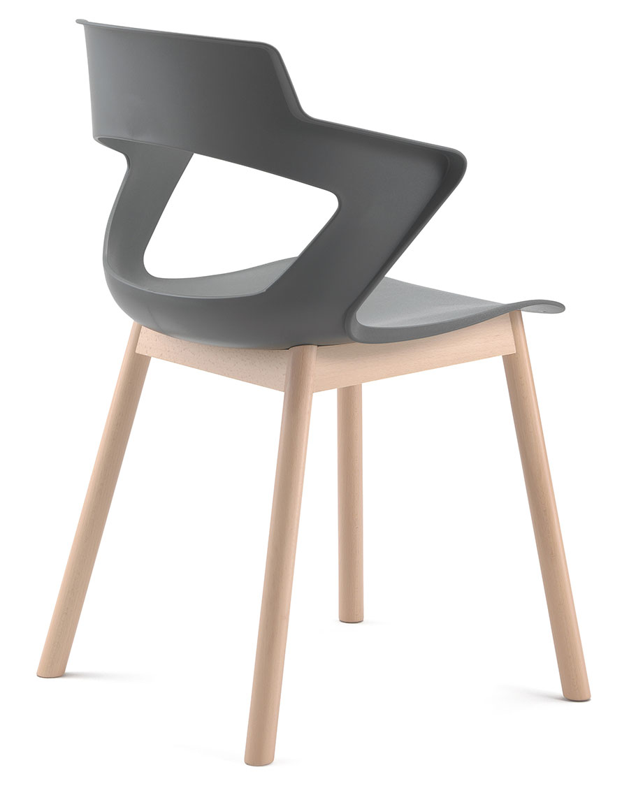 Zenith Moulded Chair - Wood